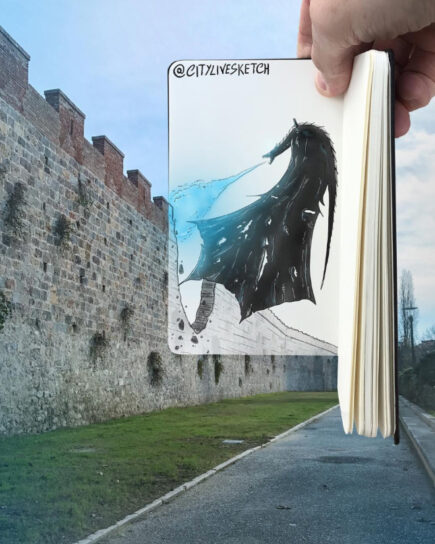 citylivesketch-digital-art-merging-cartoons-into-photos-12 - Share Troopers