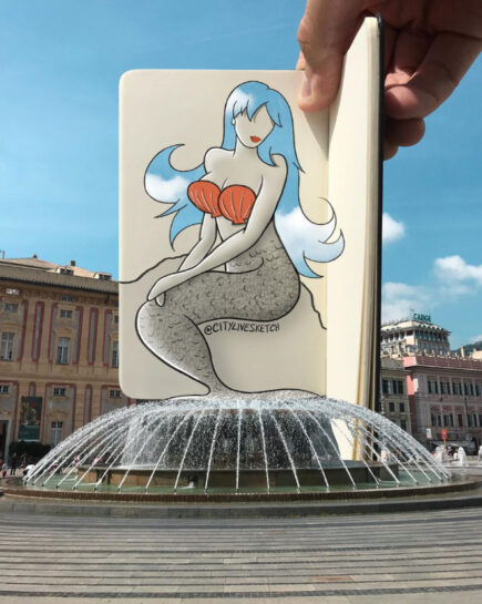 citylivesketch-digital-art-merging-cartoons-into-photos-4 - Share Troopers